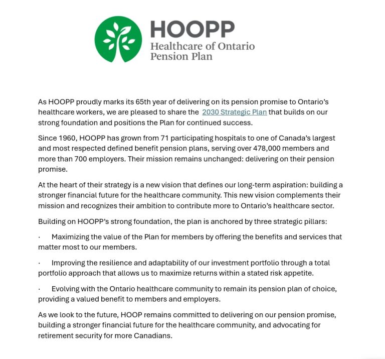 HOOP Strategic Plan Update - CUPE Local 1974